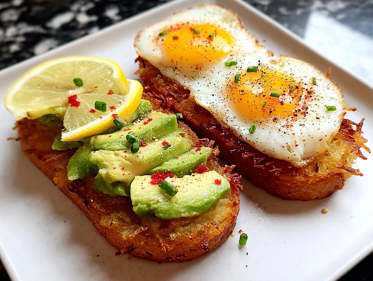 Crispy hash brown avocado: 20 min delight - SaRecipes