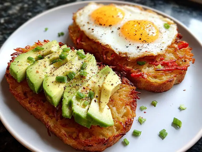 Crispy hash brown avocado: 20 min delight - SaRecipes