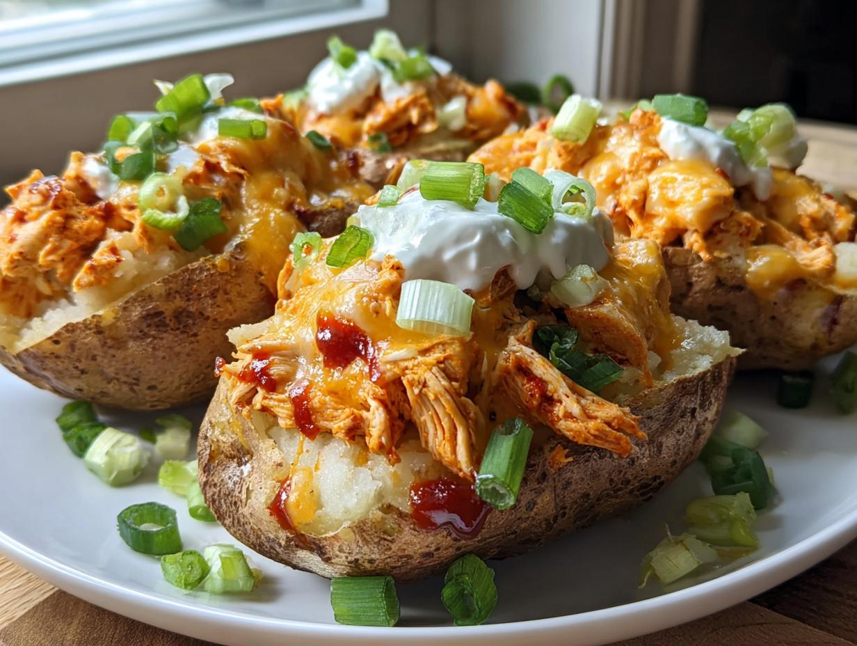 Buffalo Chicken Baked Potatoes: 4 Amazing Twists - SaRecipes